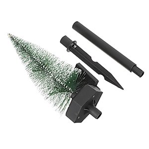 NOLITOY Tree Solar Lights Lighted Christmas Garden Solar Stake Decor Light Solar Tree Lamp Christmas Light Solar Decoration Tree Lights Outdoor Garden Decor Christmas Tree Pc Ground Plug