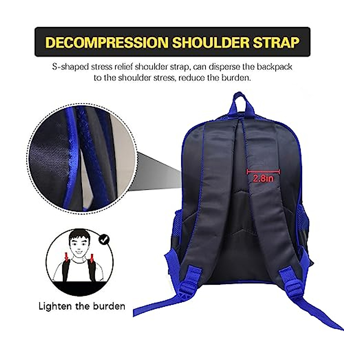 JDEIFKF Baseball Backpack Laptop Backpack For Men Women, Baseball Backpacks Shoulder Bag For Travel Hiking Camping Daypack