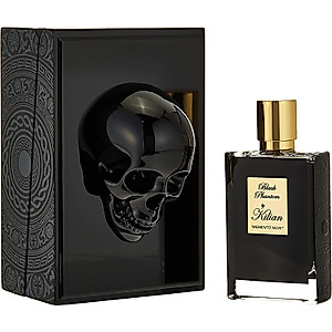 Kilian Black Phantom,"Memento Mori" Refillable Perfume Spray, 1.69 Fl Oz - with Clutch