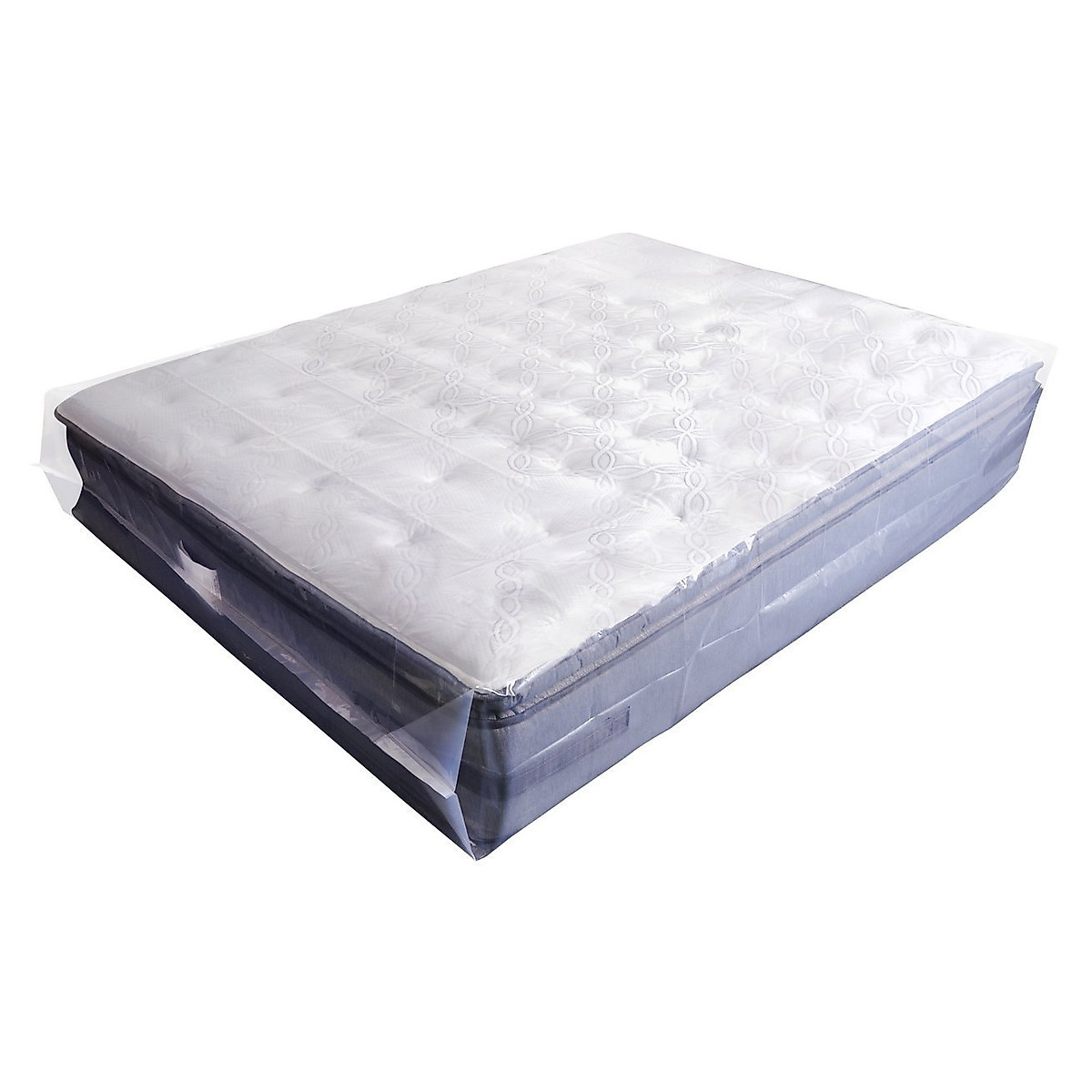 Mattress Bag for Moving & Long-Term Storage - Queen Size - Enhanced Mattress Protection with Extra Thick Tear & Puncture Resistance Polyethylene