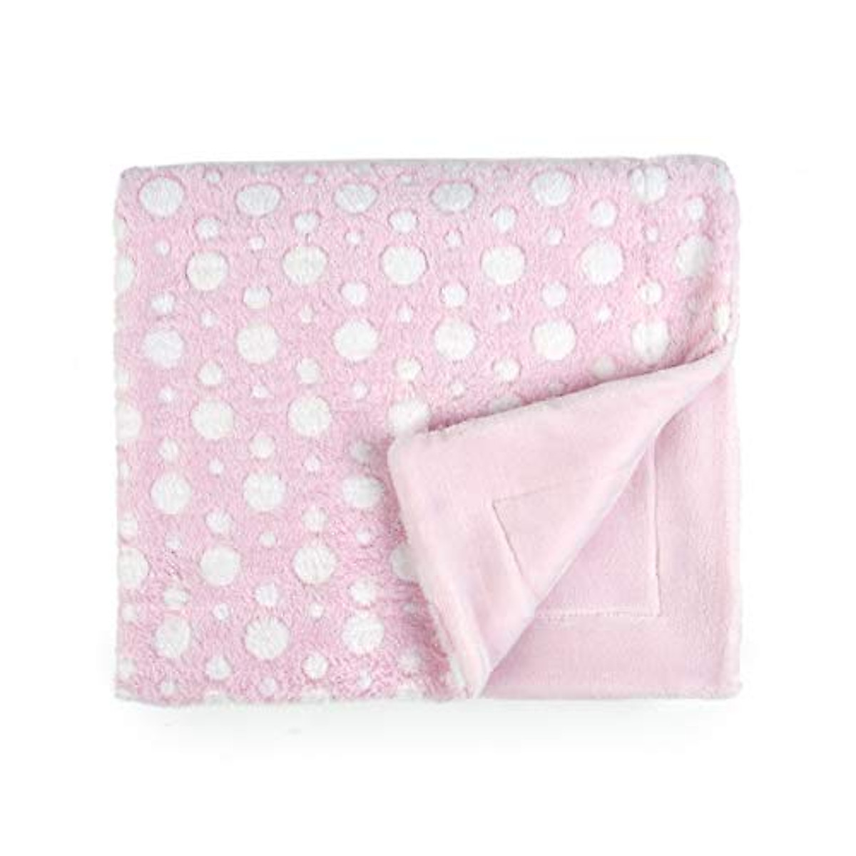Tadpoles Plush Comfort Baby Security Blanket & Lovie 2PC Set, Pink Bubbles & Bunny Best Friend