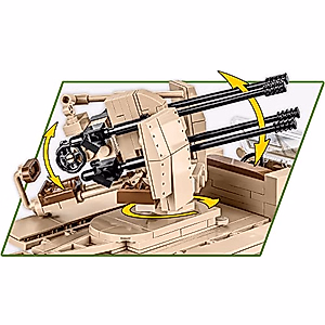 496 Pcs Hc WWII /2274/ Sd.Kfz.7/1&2Cm Flakvierli -Executive Edition