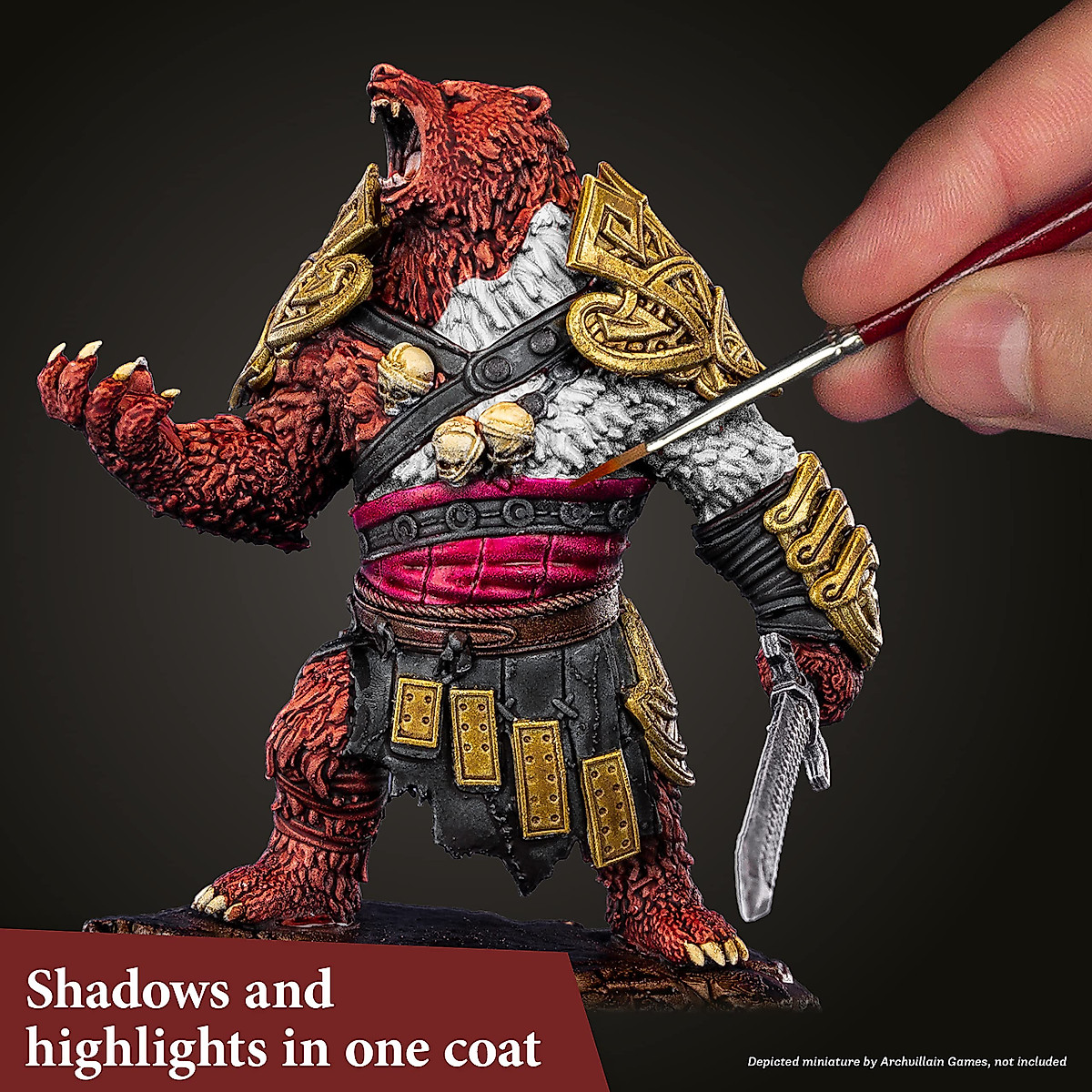The Army Painter Speedpaint Most Wanted Set 2.0+, 24x18ml Speed Model Paint Kit Pre-Loaded with Mixing Balls, 1 Brush- Base - Model Paint Set for Plastic Models