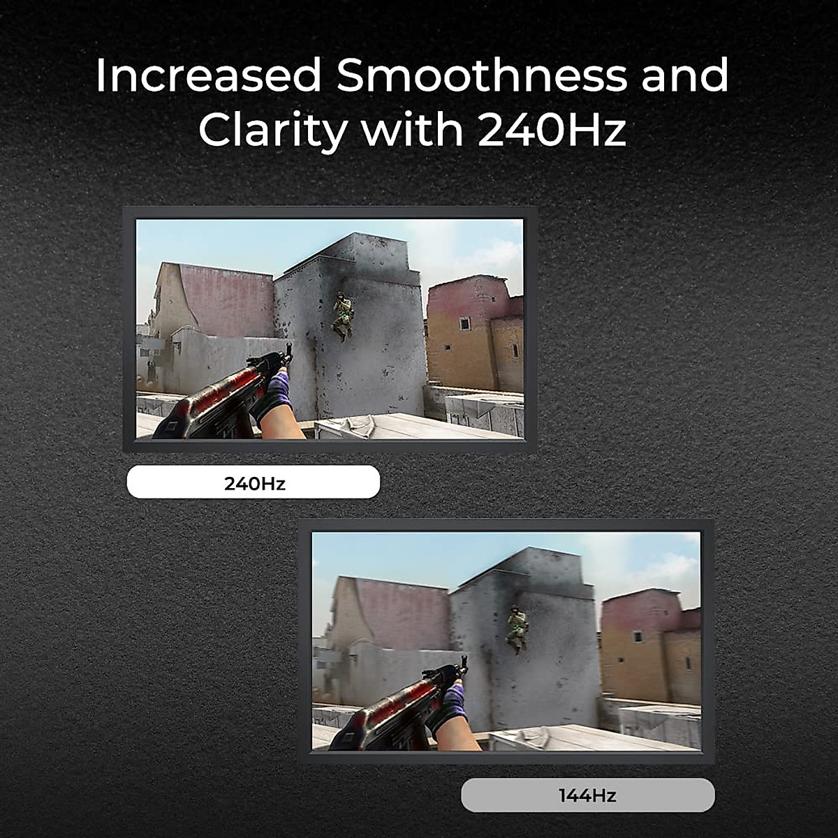 BenQ ZOWIE XL2540K 24.5-inch 240Hz Gaming Monitor 1080P 1ms Smaller Base Flexible Height & Tilt Adjustment XL Setting to Share Customizable Quick Menu Black eQualizer Color Vibrance