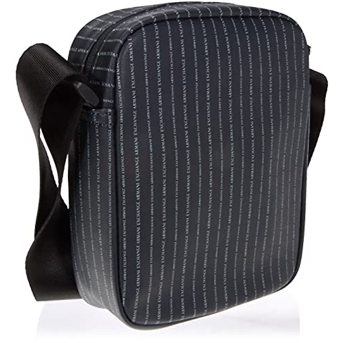 A|X ARMANI EXCHANGE mens Eco-leather Bag Crossbody, Blue, Medium US