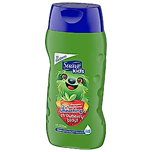 Suave Kids 2 in 1 Shampoo and Conditioner, Strawberry Smoothers, 12 Fl Oz (Pack of 1)