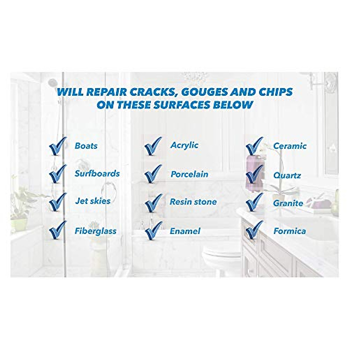 Gelcoat Products 58-204 Tub and Shower Repair Kit-Biscuit