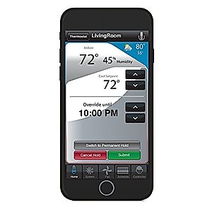 Honeywell RTH9580WF1005/W1 Smart Wi-Fi 7 Day Programmable Color Touch Thermostat, Works with Amazon Alexa