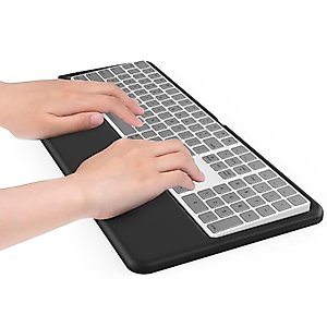 MEKASS Keyboard Wrist Rest Relieves Wrist Pain for Office and Typing, Compatible with Wireless Magic Keyboard 2 with Numeric Keypad and Magic Keyboard with Touch ID (MQ052LL/A, MK2C3LL/A)