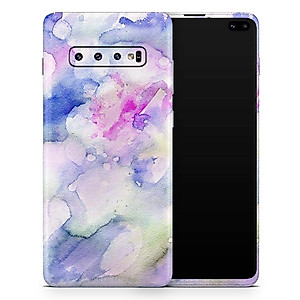 DesignSkinz Light Blue 3123 Absorbed Watercolor Texture Protective Vinyl Decal Wrap Skin Cover Compatible with The Samsung Galaxy S20 (Screen Trim & Back Glass Skin)