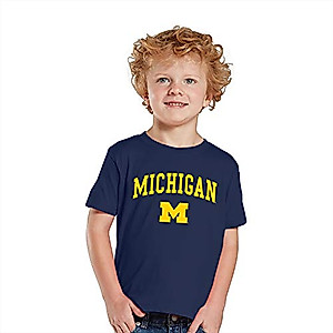 UGP Campus Apparel TS03 - Michigan Wolverines Arch Logo Toddler T Shirt 5/6T Navy