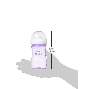 Philips Avent Natural Baby Bottle Purple Gift Set, SCD113/23