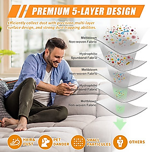 10 Pack Vacuum Cleaner Bags For Miele Gn Vacuum Cleaner With 3 Pcs Motor Protection Filters and 3 Pcs Air Clean Filters，Compatible with Miele GN Classic C1 Complete C1 Complete C2 Complete C3 S2 S5 S8