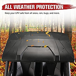 Maverick Trail Sport Commander Roof Top, A & UTV PRO 2 Pieces Combination Hard Roof Top for 2018-2023 Can-Am Maverick Sport/Trail, 2021-2023 Can-Am Commander Accessories, Replace OEM # 715006218