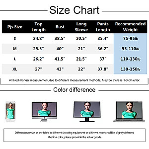 Ocroyea Kawaii Pajamas For Women Two-Piece Set Cute Cartoon Girls Pajamas Casual Long Sleeve Sleepwear Home Clothes Purple