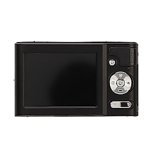 Digital Zoom Camera, Timing Photo Auto Focus Face Recognition 800mAh 4K HD Smart Camera 2.7in TFT Screen for for Picture Shooting (Black)