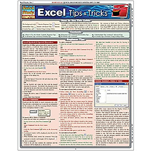 Excel Tips & Tricks QuickStudy Laminated Reference Guide (QuickStudy Computer)