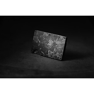 Ridge Wallets for Men - Slim Minimalist Wallet For Men, Front Pocket Wallets for Men, RFID Wallet For Men - Card Holder Wallet (Forged Carbon)