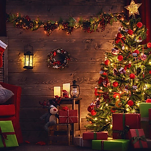 100 Counts Clear Christmas String Lights - 3 Pack 26.5 Feet Warm Mini Lights for Christmas Indoor Outdoor Patio Wreath Garden Wedding Party Thanksgiving Holiday Decorations, Green Wire