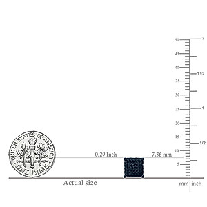 Dazzlingrock Collection 0.25 Carat Round Blue Diamond Cube Unisex Screwback Stud Earring (1 Pc Only) in Blue Plated 18K White Gold