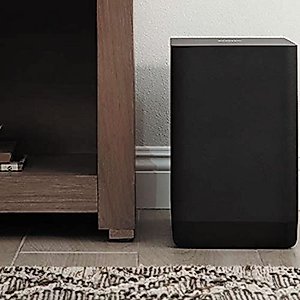 Polk Audio React 7" Wireless Subwoofer - Designed to Add Deep, Impactful Bass to Polk React Soundbar, Bass Adjust EQ, Amazon Alexa Compatible