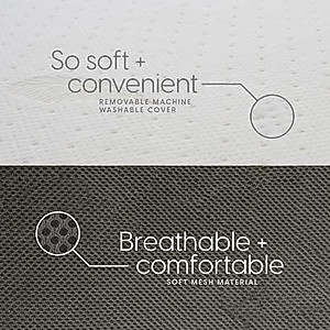 Milliard Tri-Folding Memory Foam Foldable Memory Foam Mattress with Washable Cover, Queen Size (78"x58"x6")