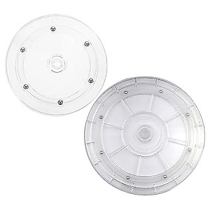 Garneck Food Tray Decorative Tray Creative Cake Turntable Baking Cake Stand Multi-Functional rotatable Plate 360-degree Rotating Plate to Rotate Table Decoration Acrylic Dining Table