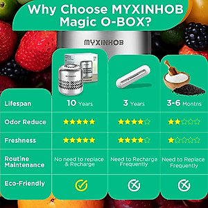 Long-lasting Refrigerator Deodorizer For Odor Remove: Fridge Deodorizer For Smell Remove (Light Grey)