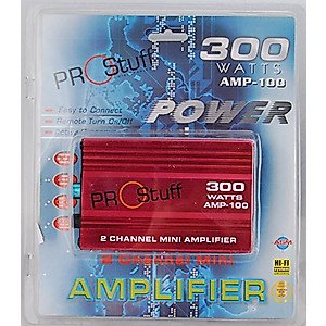 Prostuff AMP-100 300 Watt 2CH Mini Amplifier for Car and Motorcycle