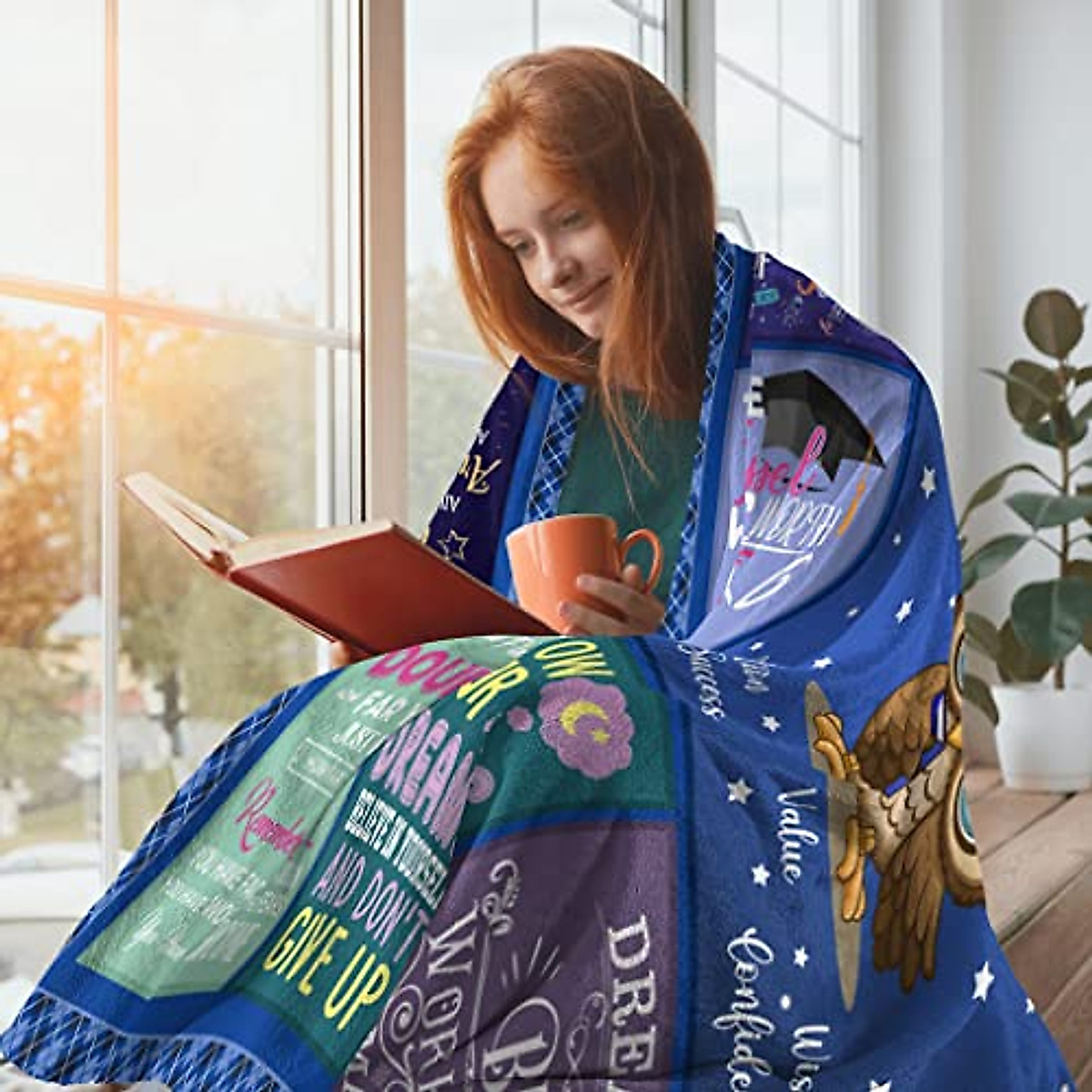 Graduation Gifts, Graduation Gifts for Her, 2023 Graduation Gifts, College Graduation Gifts for Her Blanket 50"X60", graduation gift for Him, High School PHD Bachelors Masters Degree Graduation Gifts