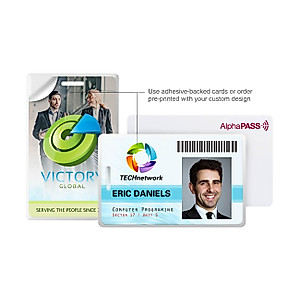 AlphaPass Clamshell Proximity Card for Access Control. Replaces HID 1326 ProxCard II. Standard 26 bit H10301 Format. (50 Pack)