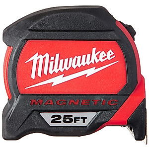 Milwaukee Tool 48-22-7125 Magnetic Tape Measure 25 ft x 1.83 Inch