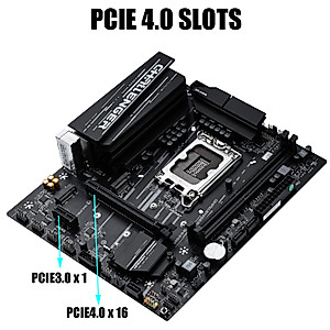 MAXSUN B660 LGA 1700(Intel 12th Gen) mATX Motherboard (PCIe 4.0, DDR4, Dual M.2 Slots, 1Gb LAN, 2X DP, HDMI, VGA, USB 3.2)