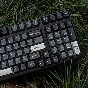 Apollo Keycaps Set 173 Keys Cherry Profile Doubleshot Custom Keycaps for Cherry MX Gateron Kailh Box Switches Mechanical Keyboards