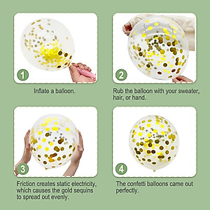 148pcs Sage Green Balloon Garland Arch Kit Gold Confetti Balloons Olive Gree and White Gold Balloons for Birthday Party Wedding Graduation Season Christmas Anniversary Decorations