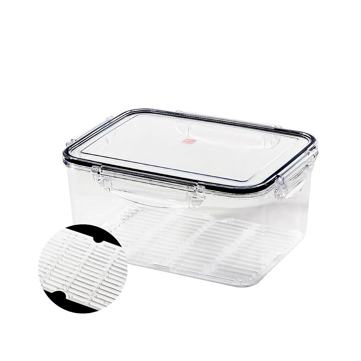 gotman Airtight Food Storage Container With Lid (169.1 oz, With Removable Drain Tray)-BPA-Free | Dishwasher, Microwave & Freezer Safe | Leak-Proof Lids | Kimchi Storage Container | Fresher Food