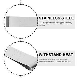 iplusmile 20 Piece Cotton Candy Mesh Clip Stabilizer Kit, Reusable Cotton Candy Machine Clip Supplies, Candy Making Accessories Compatible with Candy Floss Maker for Kitchen