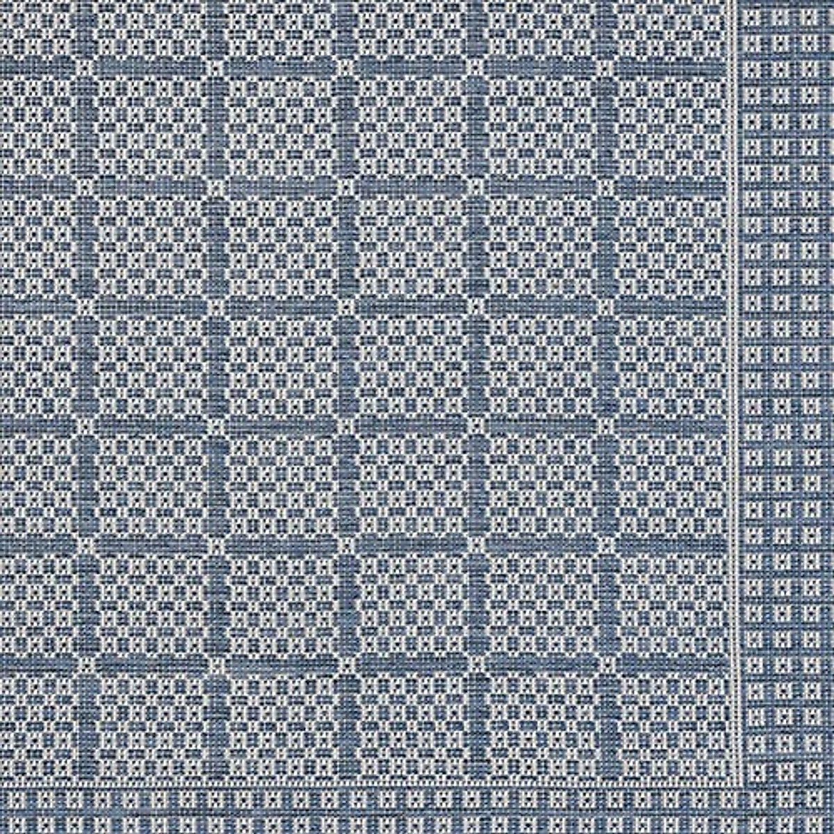 Home Dynamix Nicole Miller New York Patio Country Luna Indoor/Outdoor Area Rug, Blue/Gray, 7'9"x10'2" Rectangle
