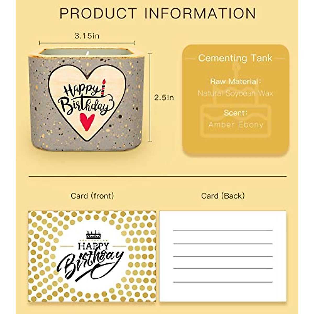 Birthday Gifts for Women, Happy Birthday Gifts for Her Mom Sister 30th 40th 50th