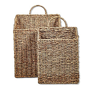 Trademark Innovations Hanging Wall Mounted Baskets - Set of 2 (Small)