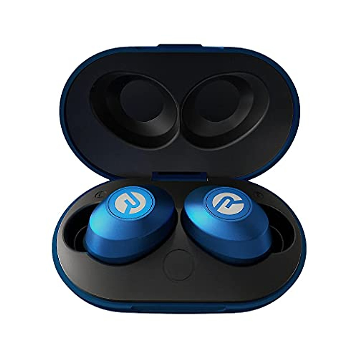 Raycon The Everyday Bluetooth Wireless Earbuds with Microphone- Stereo Sound in-Ear Bluetooth Headset True Wireless Earbuds 32 Hours Playtime (Matte Blue)