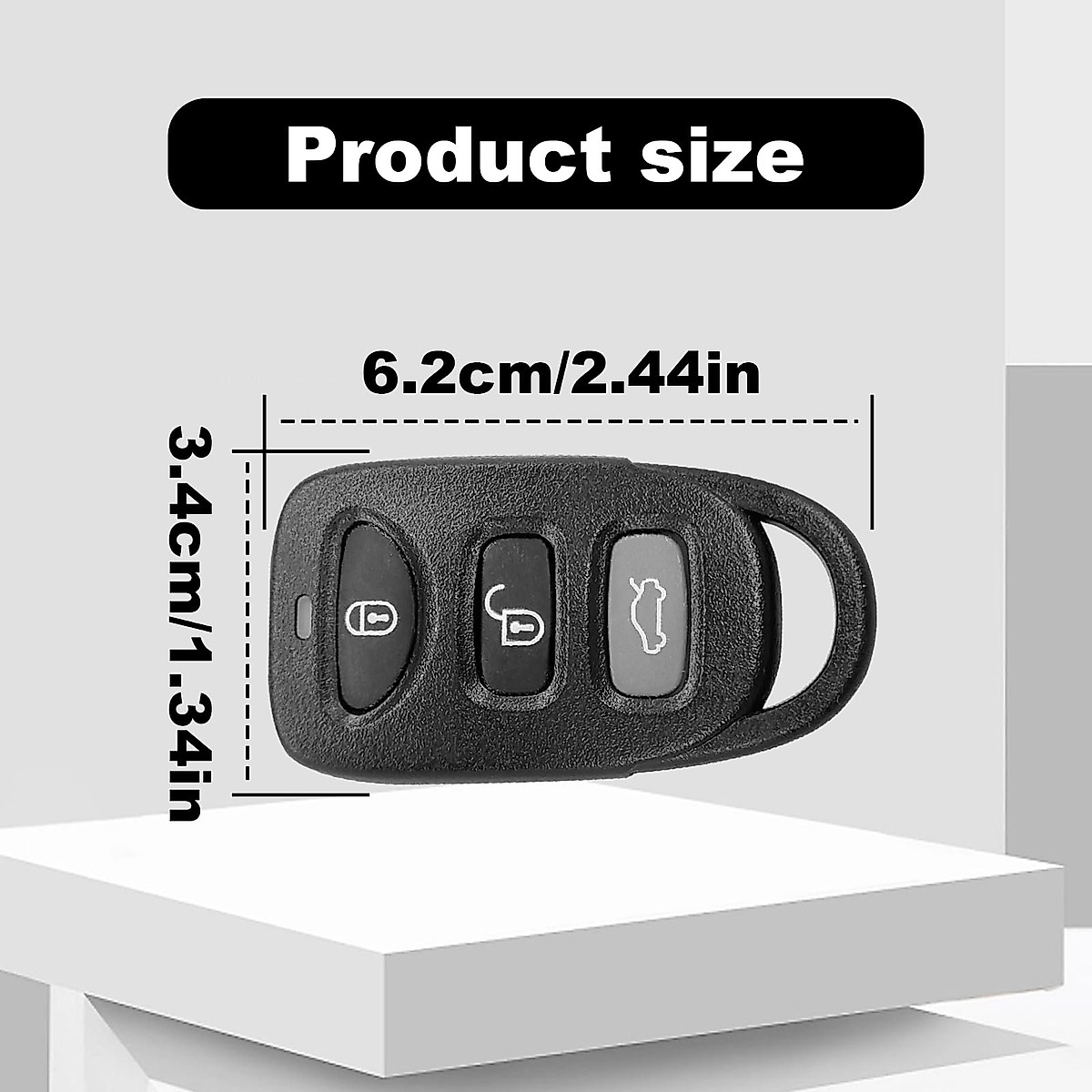 Car Keyless Fob Remote Replacement Fits for Hyundai Elantra 2016 2017 2018 2019 2020 OSLOKA-423T Keyless Entry Remote Control 433MHz 95430-F2300