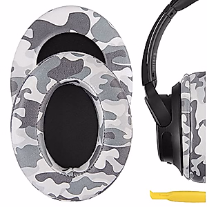 Geekria QuickFit Replacement Ear Pads for Sony WH-CH700N, WH-CH710N, WH-CH720N Headphones Ear Cushions, Headset Earpads, Ear Cups Cover Repair Parts (Camo)