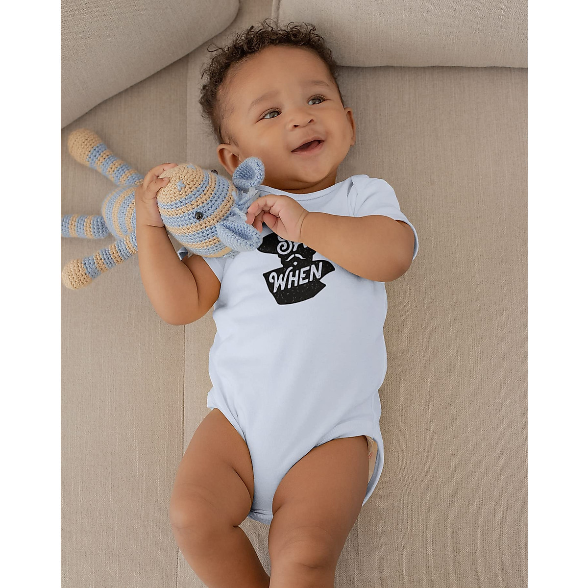 Say When Infant Bodysuit Doc Holliday Unisex Baby Girl Boy Clothes Outfits Black 6M