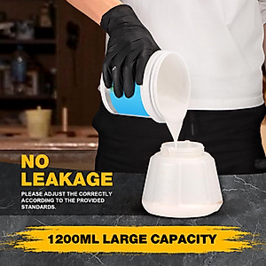 Cordless Paint Sprayer Compatible with Dewalt 20V MAX Battery, Handheld HVLP Paint Sprayer with 1200ML Container, Electric Paint Sprayer for Painting Ceiling, Fence, Cabinets, Walls (No Battery)