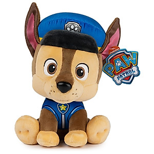 Paw Patrol Chase in Signature Police Officer Uniform Plush Stuffed Animal Dog, 9"