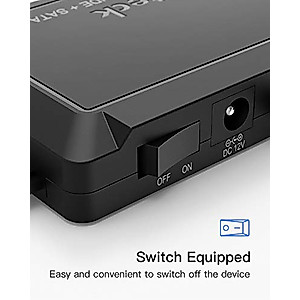 Inateck USB 3.0 to IDE/SATA External Hard Drive Reader Applicable to 2.5"/3.5" HDD/SSD, with 12V/2A Power Supply, SA03001