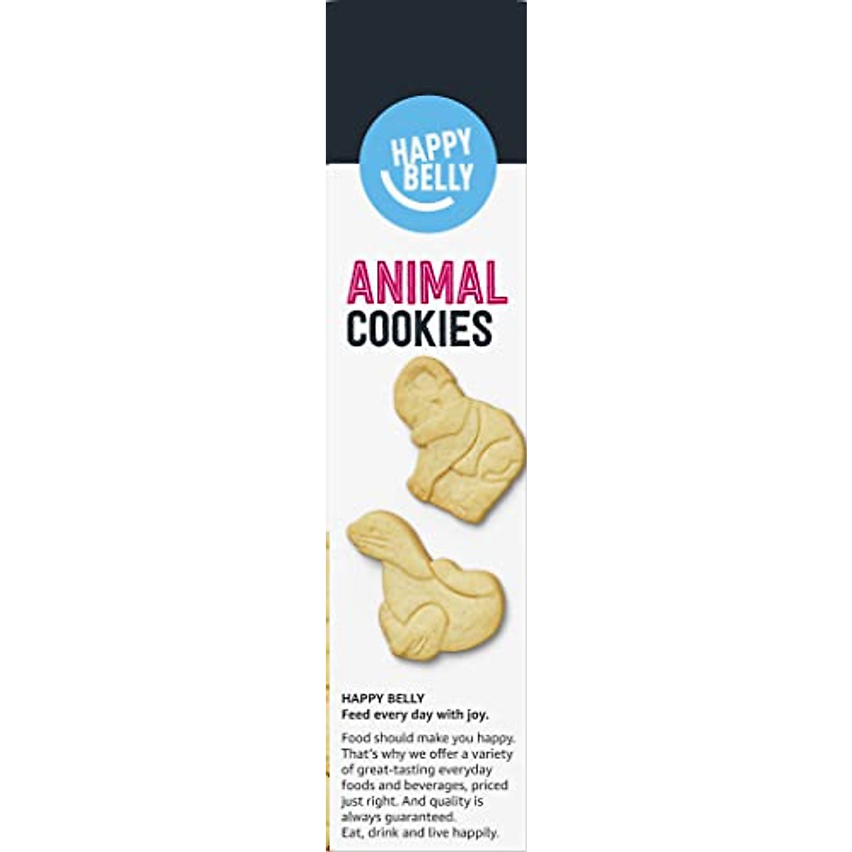 Amazon Brand - Happy Belly Animal Cookies, 13 ounce (Pack of 1) (Reformulation)