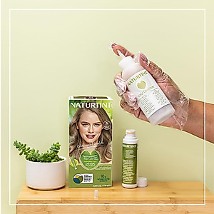 Naturtint Permanent Hair Color (Pack of 1), Ammonia Free, Vegan, Cruelty Free, up to 100% Gray Coverage, Long Lasting Results (7N Hazelnut Blonde)