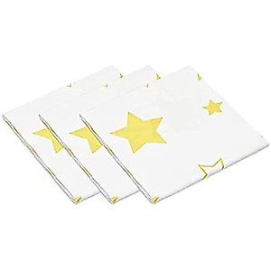 3 Pack Twinkle Twinkle Little Star Tablecloths for Baby Shower Decorations (54 x 108 in)